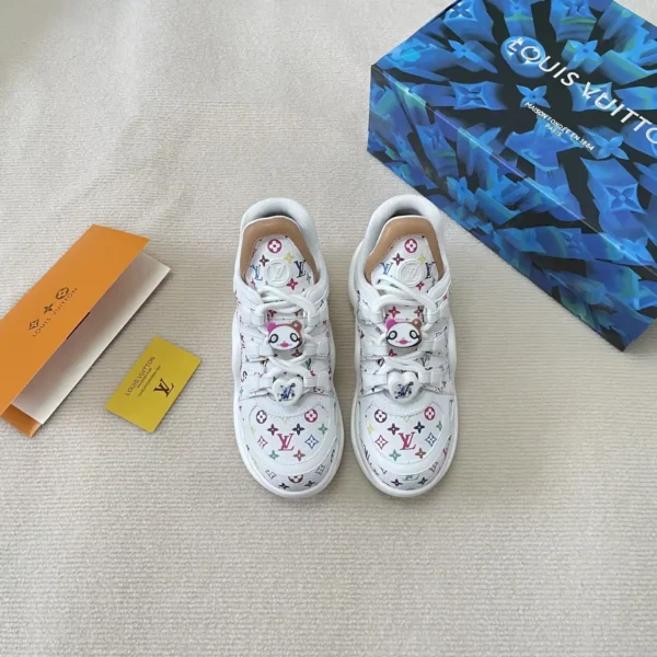 LV White high top colour full lv logos – The Jewellery Effect